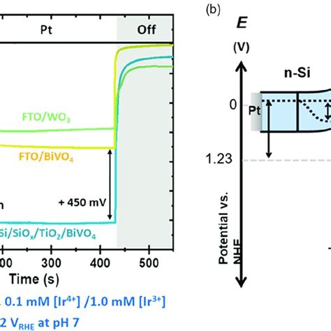 A Dark And Am 15 G Illuminated Time‐dependent Ocp Measurements Download Scientific Diagram