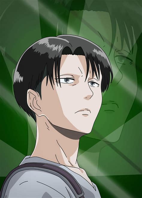 Attack On Titan 1791 Levi Green Digital Art By Michael Anime