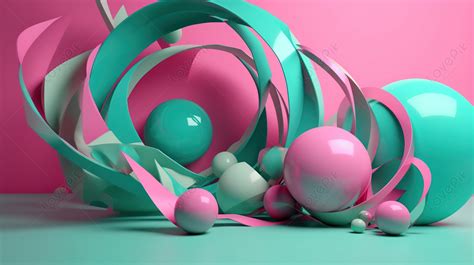 3d 모션 그래픽의 다채로운 모양 분야 및 분야 배경 3d 배경 컬러 그래픽 배경 3d 렌더링 배경 이미지 Hd 3d