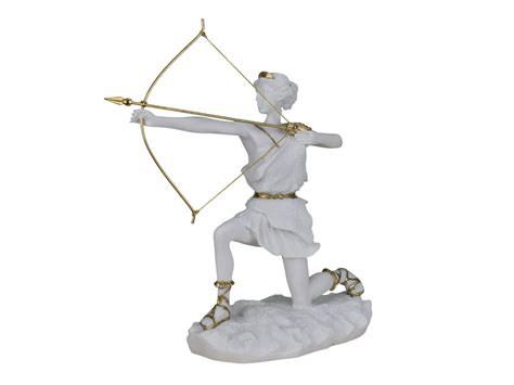 Artemis Diana Greek Roman Goddess Hunting Bow Statue Sculpture Cast