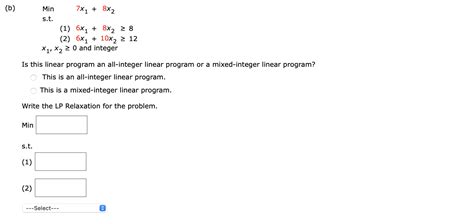 Solved Indicate Which Of The Following Is An All Integer