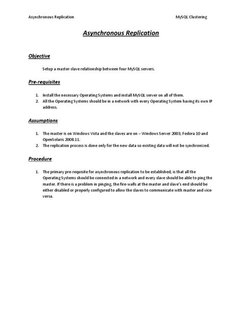 asynchronous replication pdf replication computing my sql
