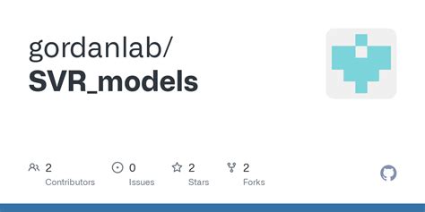 github gordanlab svr models