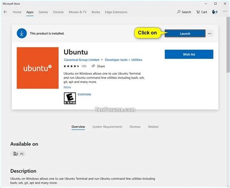install windows subsystem for linux wsl distros in windows 10 tutorials