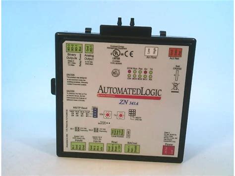 zn 341a plc module rack by automated logic