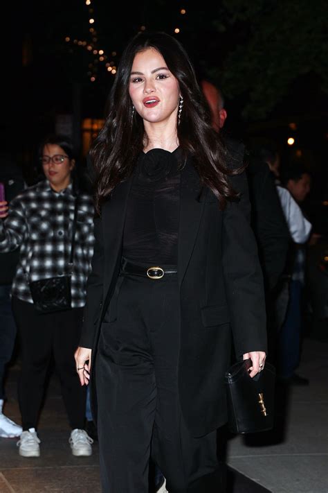 Selena Gomez Slays in All-Black Ensemble: NYC's New Style Queen 10-16-2024 • CelebMafia