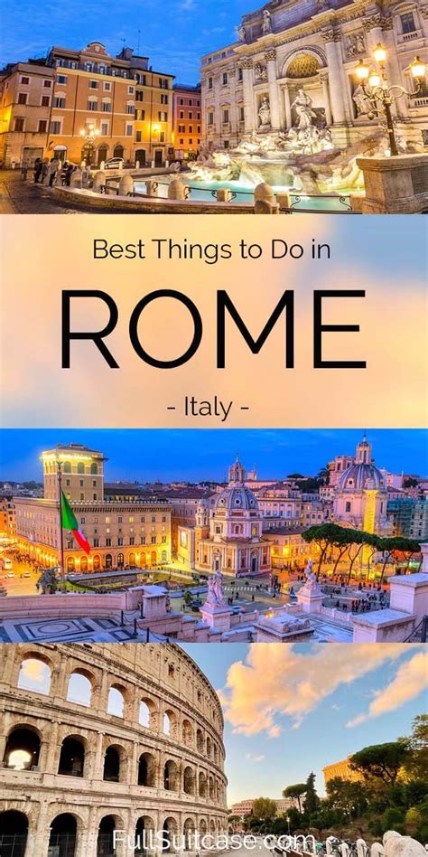 Main Sights In Rome Italy 26 Cant Miss Things To Do In Rome 2025