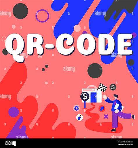Writing Displaying Text Qr Code Business Idea The Trademark For A Type