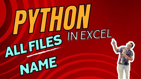 How To List All File Names With Paths In Excel Using Python Python Ai