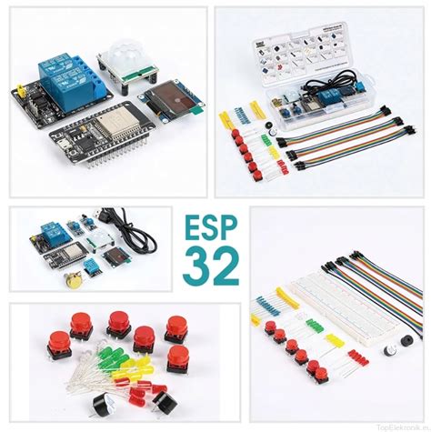 początkowy zestaw startowy edukacyjny z esp 32 esp32 wifi iot robotyka