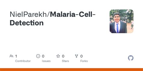 GitHub NielParekh Malaria Cell Detection