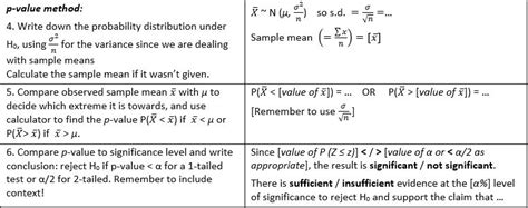 Hypothesis Testing For Normal A Level Maths B28 Maths Tutor