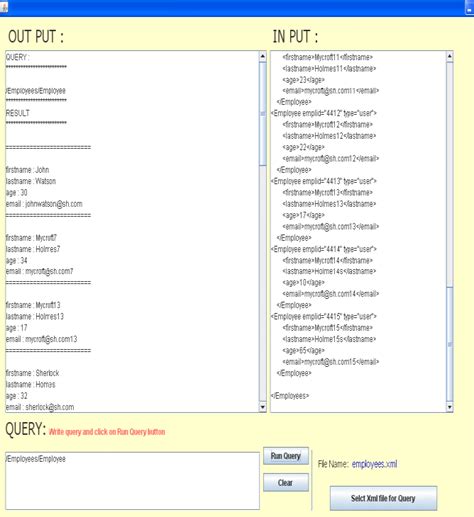 all employees details from xml file download scientific diagram
