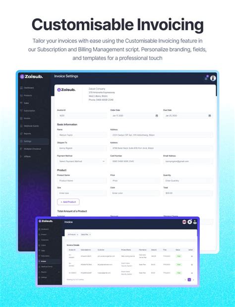 Zaisub Subscription Billing Management Laravel Script Code Market