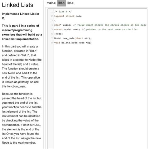 Solved Mainc Listh Listc Linked Lists 1 Include 2