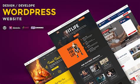 Design Redesign Fix Or Revamp Wordpress Responsive Website By