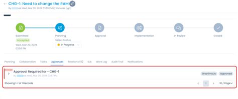 Change Workflow ServiceOps