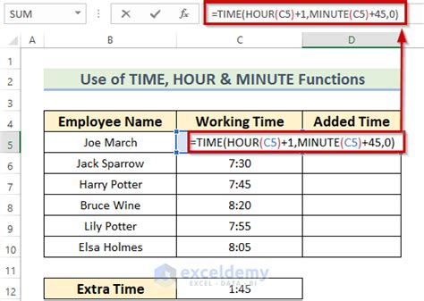 How To Add Hours And Minutes In Excel 4 Suitable Methods
