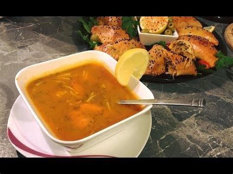 أسهل وألذ شوربة سمك لي ذاقها يسول على مكوناتها Marokkanische Fischsuppe Youtube Ethnic