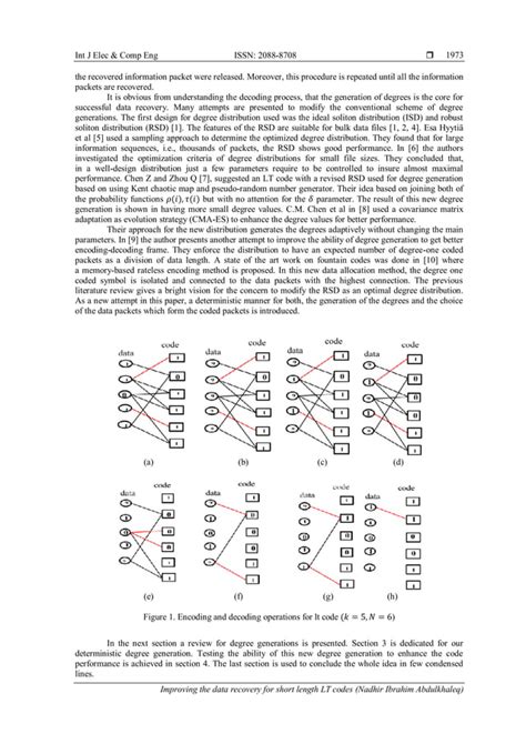 Improving The Data Recovery For Short Length Lt Codes Pdf