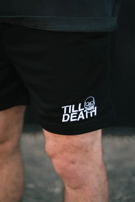 Black Shorts Till Death Apparel