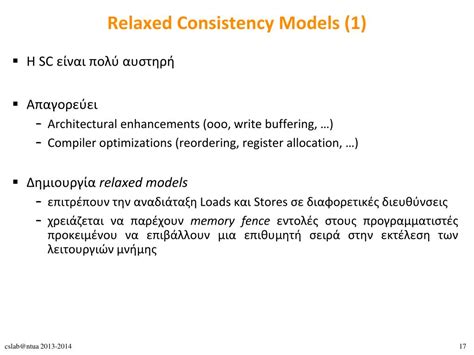 Ppt Parallel Architectures Memory Consistency Synchronization