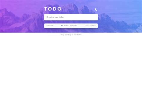 Frontend Mentor Todo App Made With React And Tailwind Coding Challenge Solution