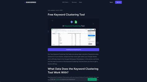 Keyword Clustering Tool Magicboxtools