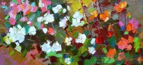 Купити картину «Троянди з квітами олійними фарбами на полотні абстракціонізм Корнієнко