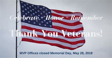 Memorial Day 2018 Mvp Financial Services Llc