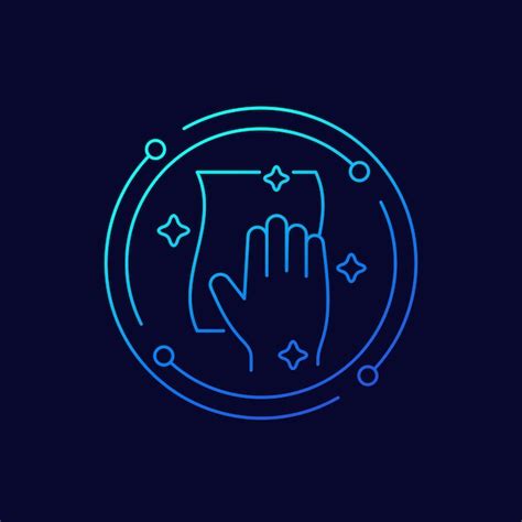 Premium Vector Cleaning Wipe Line Icon Vector