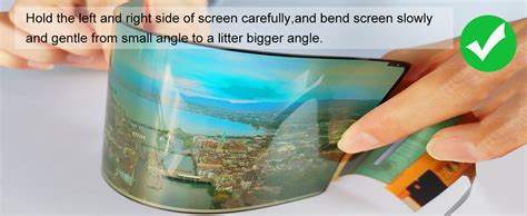 Wisecoco 6 Inch Flexible Screen Upgraded Version 2k 2880x1440 Oled Bendable Display