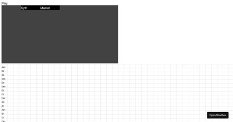 Webaudio Synth Codesandbox