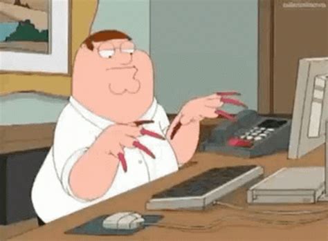 Peter Long Nails Typing Meme 