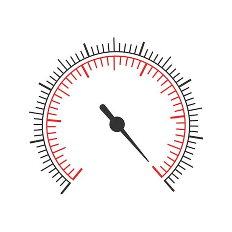 Premium Vector Round Measuring Scale With Two Graphic Charts And