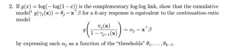 If G R Log Log R Is The Complementary Chegg Com