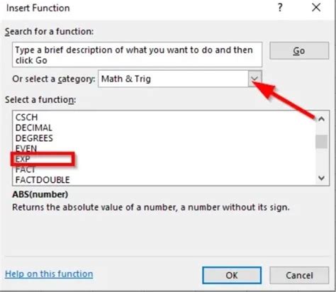 Cómo usar la función EXP en Microsoft Excel islaBit
