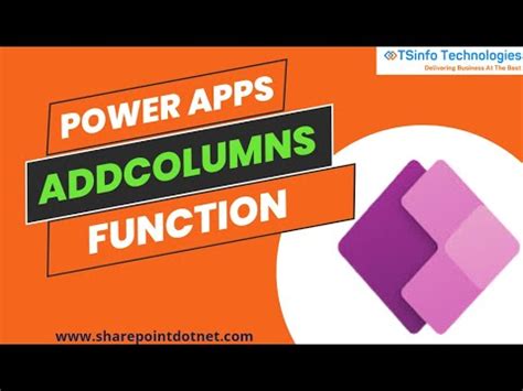 How To Use Power Apps AddColumns Function Power Apps AddColumns Function PowerApps