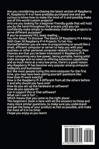 Livro Raspberry Pi 4 Programming Made Simple For Beginners A Comprehensive Guide On How To