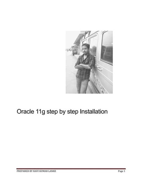 oracle 11g step by step installation on windows pdf