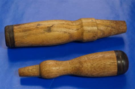 Pair Of Vintage Socket Chisel Handles Antique Price Guide Details Page