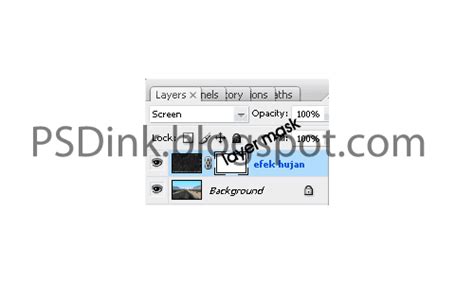 Cara Membuat Efek Hujan Dengan Photoshop