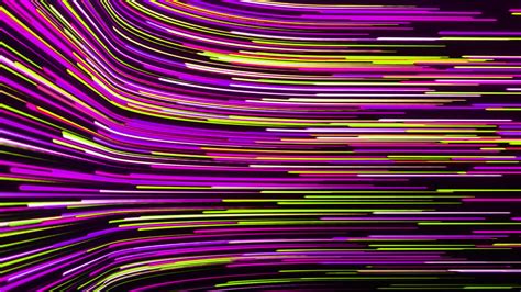 Colorful Stripes Move In Curved Stream Motion Beautiful Curved Stream