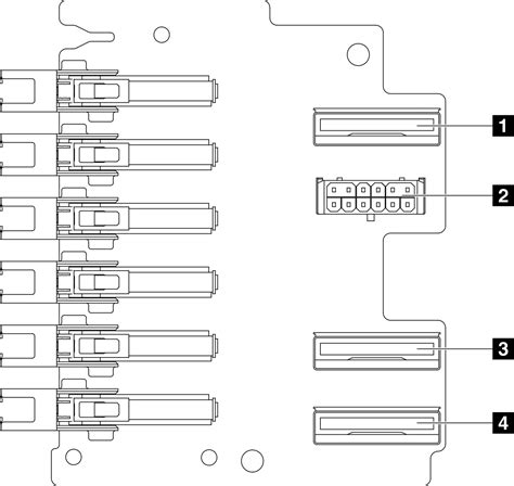Drive Backplane Connectors Thinksystem Sr675 V3 Lenovo Docs