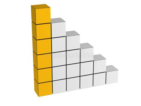 The Metallic Graph Stock Illustration Illustration Of Business 23048889