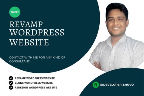 build your custom wordpress website redesign or clone your website by