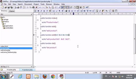 Codeigniter Framework CI ตอน Controller YouTube