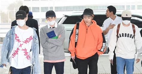 [사진]엑소 알록달록 화려한 공항패션