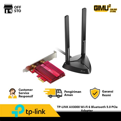 Jual TP LINK Archer TX3000E AX3000 Wi Fi 6 Bluetooth 5 0 PCIe Adapter Shopee Indonesia