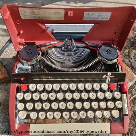 1964 Sears Cutlass On The Typewriter Database